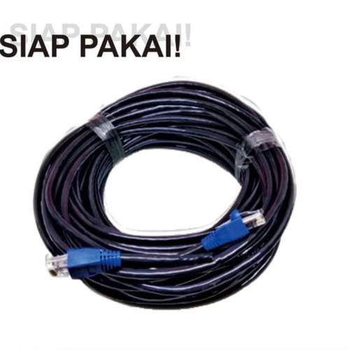 Jual Kabel Lan Cat 6 FTP/STP /Outdoor + Konektor RJ45 Besi/Plug Siap ...