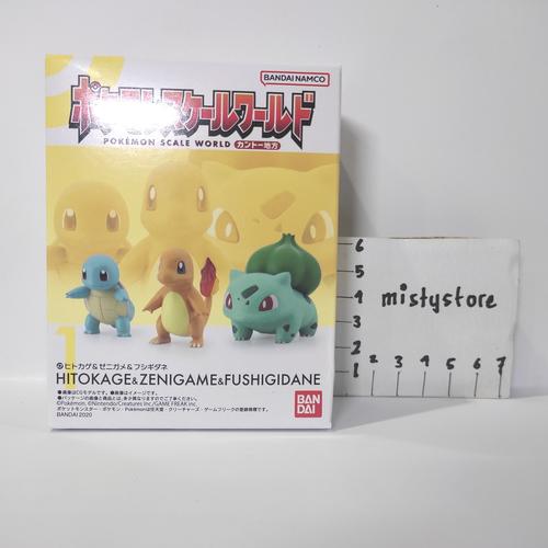 Jual Pokemon Scale World PSW Kanto Region Charmander Squirtle Bulbasaur ...