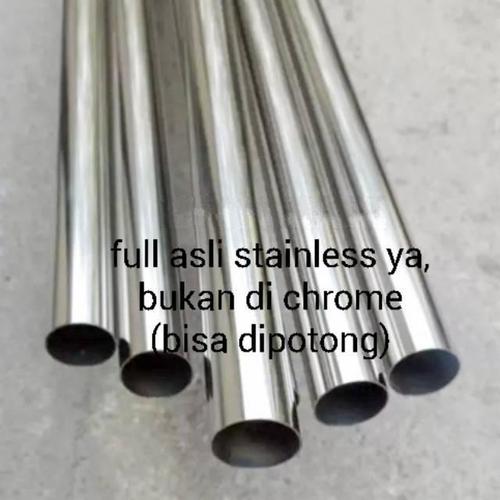 Jual Pipa stainless 3 4 inch x 1 2 mm 1 meter pipa ornamen railing 201 ...