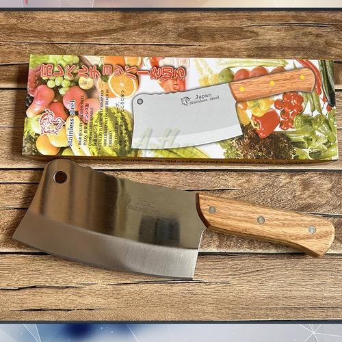 Jual Golok Daging Stainless Tajam Gagang Kayu Knife Pisau Dapur Cincang ...