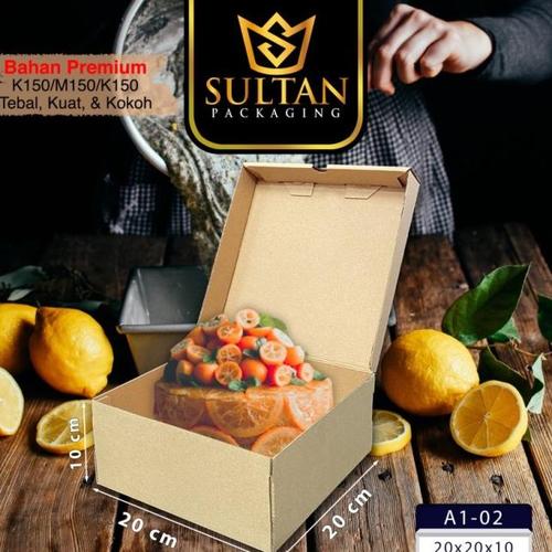 Jual cake box - dus kue - kotak kue - kotak corrugated - kotak ...