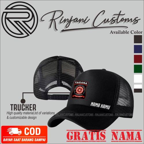 Jual TOPI JARING TAGANA GRATIS NAMA DAN MASKER TOPI TARUNA SIAGA ...