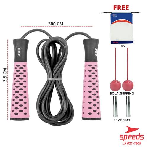 Promo Skipping Jump Rope Lompat Tali Gym Muaythai Olahraga 021-1604 ...
