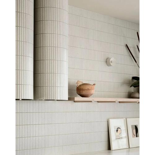 Jual Mosaic Dinding Interior Venus Pottery Striped Concave Snowy - Kota ...