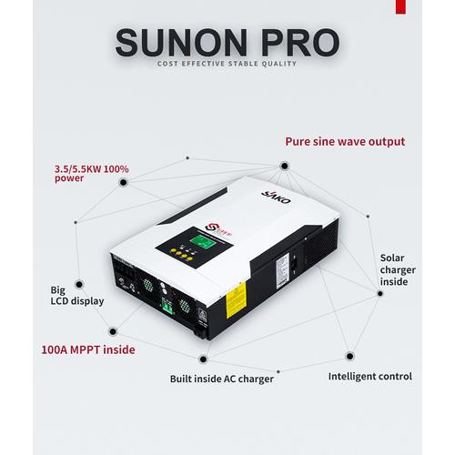 Jual Solar Hybrid Inverter Sako Sunon Pro 3.5Kw MPPT100A Bisa Tanpa ... Jual Solar Hybrid Inverter Sako Sunon Pro 3.5Kw MPPT100A Bisa Tanpa ...