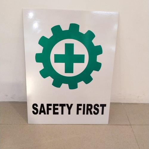Jual PLAT ALUMUNIUM SAFETY FIRST UKURAN 30 X 40 CM - Jakarta Barat ...