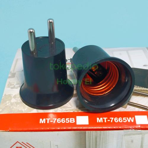 Jual Fitting Colok E27 Hitam / Fitting Lampu Colok Mikotek - Kab ...