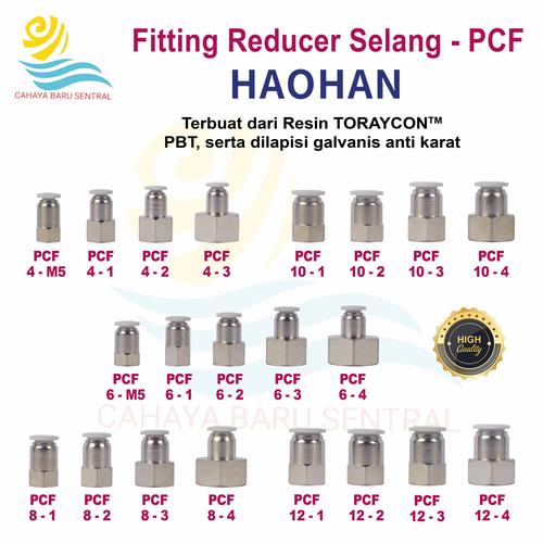 Promo Fitting Pneumatic lurus drat dalam Female PCF - PCF 4-M5 - Kota ...