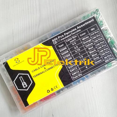 Jual Kabel Skun Ferrules Box 800 pcs Terminal Connector Kabel - Jakarta ...