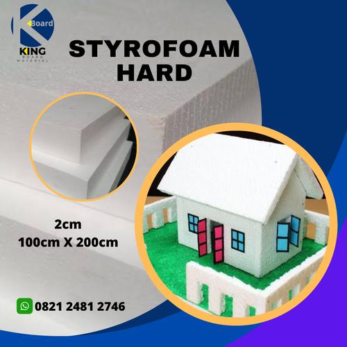 Jual Styrofoam 2cm Ukuran 100cm X 200cm HARD Density 18KG/M3 - Jakarta ...