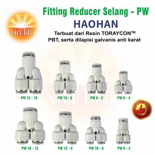 Promo Fitting Y Pneumatic PW FITTING PW 4-6-4 - PW4-6-4 - PW 6-4 - Kota ...