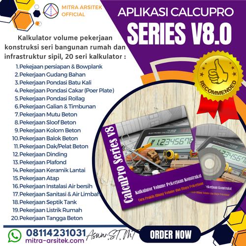 Jual (TERBARU) CalcuPro Series v8.0 thn 2023,Aplikasi Hitung Vol. Pekerjaan - Kab. Luwu Timur ...