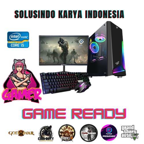 Jual Pc Komputer Gaming Lengkap Fullset Intel i5/Ram 8+16 GB/VGA GT1030 ...