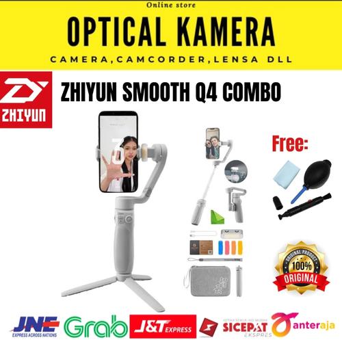 Jual Zhiyun smooth Q4 combo Gimbal smartphone - Basic - Jakarta Barat - Optical Kamera | Tokopedia