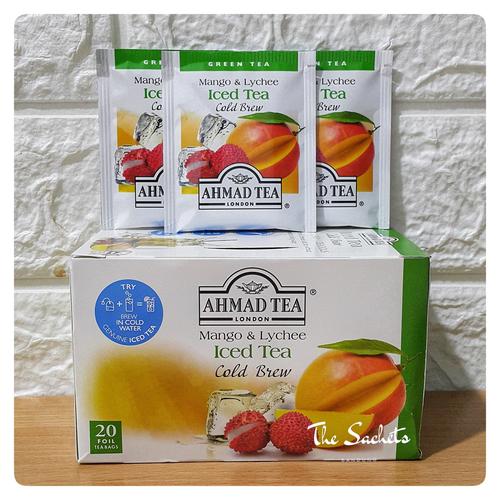 Jual Ahmad Tea London Cold Brew Iced Tea Sachet - Mango Lychee - Kota ...