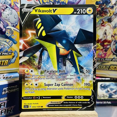Jual Vikavolt V - Kartu pokemon indonesia tcg card - Kota Tangerang ...