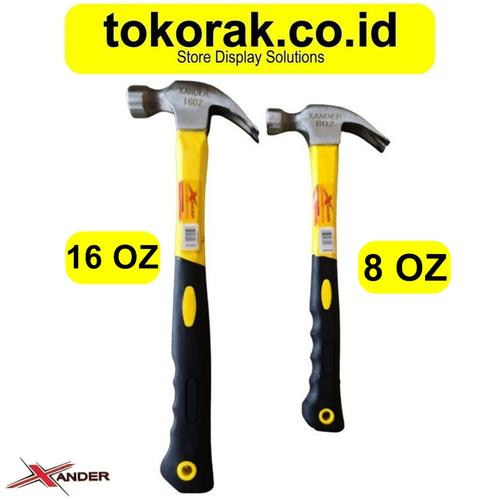Jual PALU KAMBING 8 OZ 16 OZ XANDER GAGANG PLASTIK FIBER 16OZ 8OZ ...