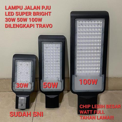 Jual LAMPU JALAN LED 30W 50W 100W WATT 220V / PJU LED 30W 50W 100W ...