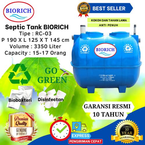 Jual Bioteng, Spiteng, Septic Tank Bio 3 M3, Septitank BioFil 3000 ...