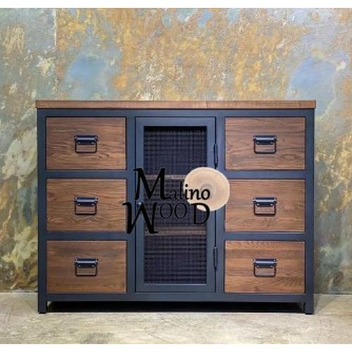 Jual CA-01 buffet lemari besi kayu kabinet laci rak kitchen set ...