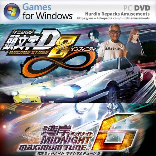 Jual Wangan midnight maximum tune 6 + Initial D Arcade Stage 8 Racing ...