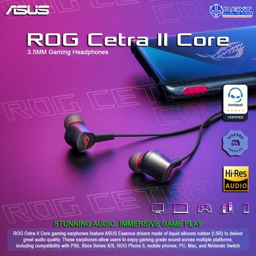 Jual EarPhone Asus ROG Cetra Core II - In Ear Gaming Headphones ...