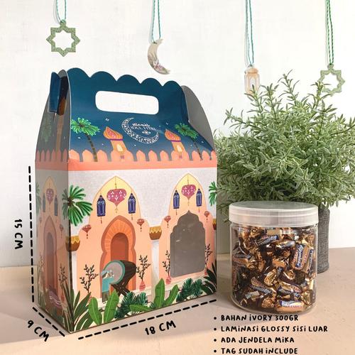 Jual Dus Toples Jar 600ml Isi 2 Lebaran Parsel Box Tenteng Idul Fitri ...