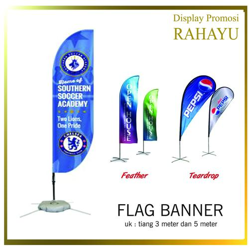 Jual Teardrop Flag Banner 3.4 meter, Flag Banner , Flying Banner ...