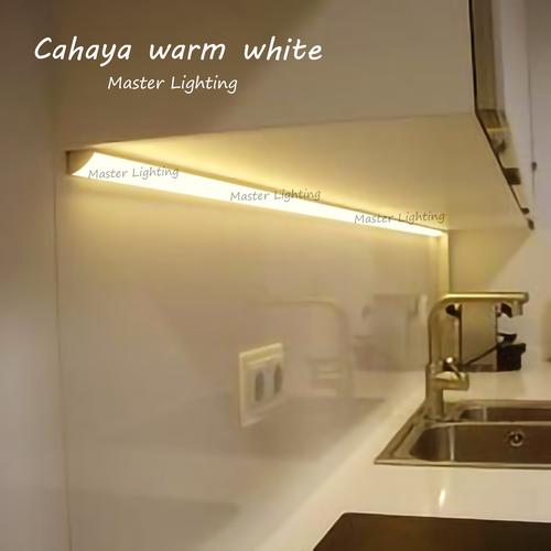 Promo Kap lampu batangan alumunium bentuk segi tiga rumah strip led ...