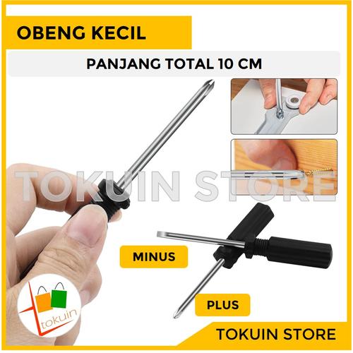 Jual Obeng Plus Minus Mini Screwdriver Obeng Kecil Mini - Obeng Mini ...