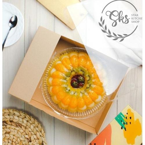 Jual dus box pudding packaging kotak kue puding sekat window mika ...