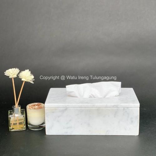 Jual TEMPAT TISU MARMER CARARA | MARBLE TISSUE BOX CARARA IMPORT ...