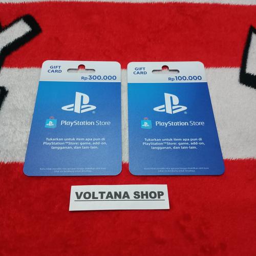 Jual PSN 400K 400.000 GIFT CARD Wallet Playstation Indonesia PS4 PS5 ...