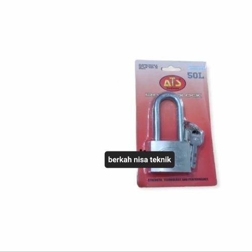 Jual GEMBOK BESI NEKEL ATS 50MM / IRON PAD LOCK ATS 50MM - Jakarta ...