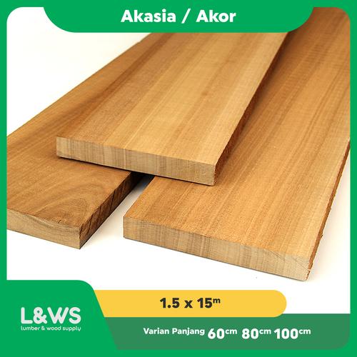 Jual Papan Kayu Akasia/Akor Ukuran 1.5 x 15 - 60cm - Kab. Garut ...