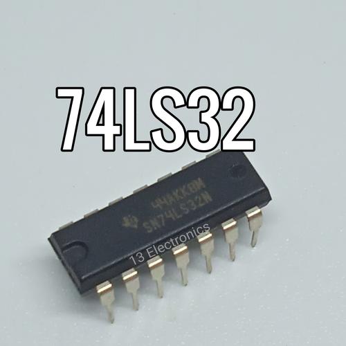 Jual IC TTL 74LS32 7432 OR GATE SN74LS32 DIP 14P - Kab. Bandung - 13 Electronics | Tokopedia