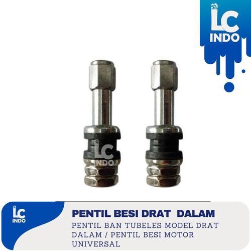 Jual Pentil besi tubeless panjang 4,8cm / Pentil ban motor besi ...