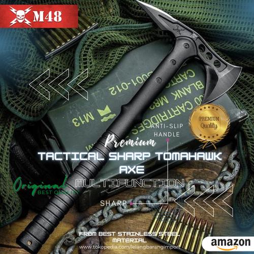 Jual SET Premium Kapak Tomahawk Dual-Blade Tactical Outdoor Stainless ...