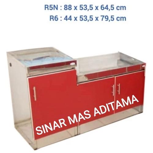Jual Kitchen Set Stainless Meja Kompor Lemari Dapur Tempat Tabung Gas ...