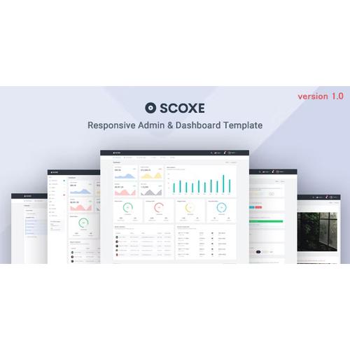 Jual Bootstrap 4 - Scoxe Premium Admin Dashboard HTML Template ...