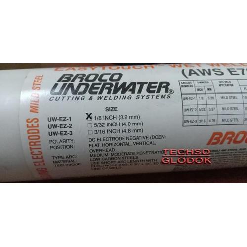 Jual BROCO UNDERWATER WELDING ELECTRODES DIA 3.2MM - 4.0 mm - Jakarta ...