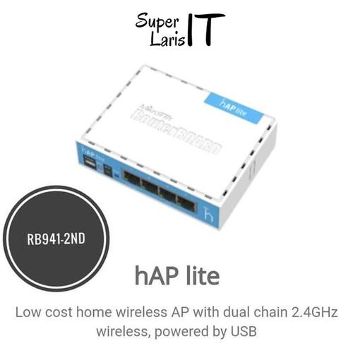 Jual Mikrotik Routerboard RB941 2nD (hAP-Lite) - Kota Makassar - Super ...
