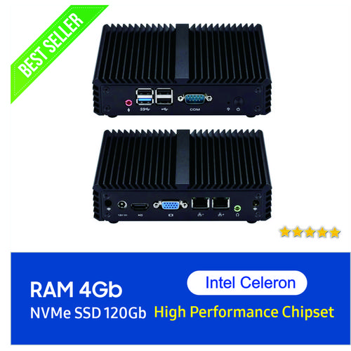 Jual Industrial Mini PC fanless Celeron Quad-Core - Kota Bogor - ITMVision Global Technology ...