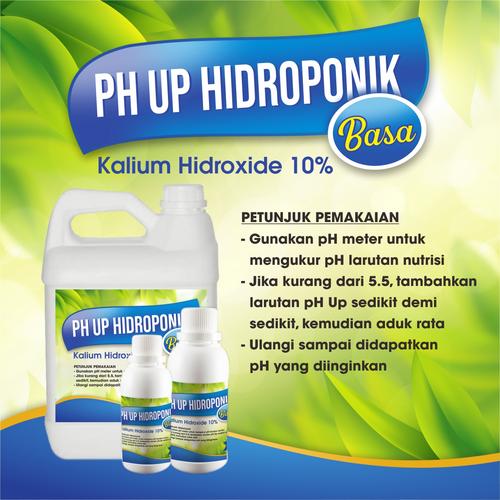 Jual PH UP PH DOWN HIDROPONIK 250 ML Penetral PH Air Nutrisi Tanaman - PH UP 250ML - Kota ...