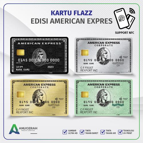 Jual Kartu Etoll Flazz BCA Gen 2 Motif American Xpress - Silver, 1 Sisi ...