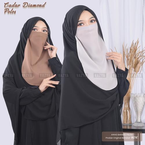 Jual Cadar Tali atau karet Diamond Polos 1Layer Niqab - Kab. Bandung Barat - Fashion Gamis Hijab ...