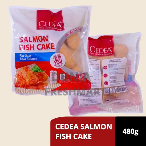 Jual CEDEA SALMON FISH CAKE 480GR KUE IKAN RASA SALMON BALL BASO SALMON ...