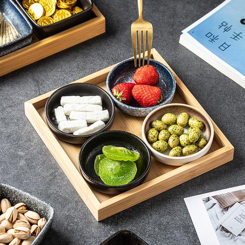 Jual Saucer/Mini Dessert bowl/Wadah Sauce japanese style - Darkbrown ...