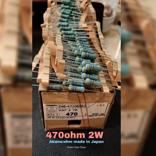 Jual 470ohm 470 ohm 2W 2Watt original Akane:ohm made in Japan - Kota ...