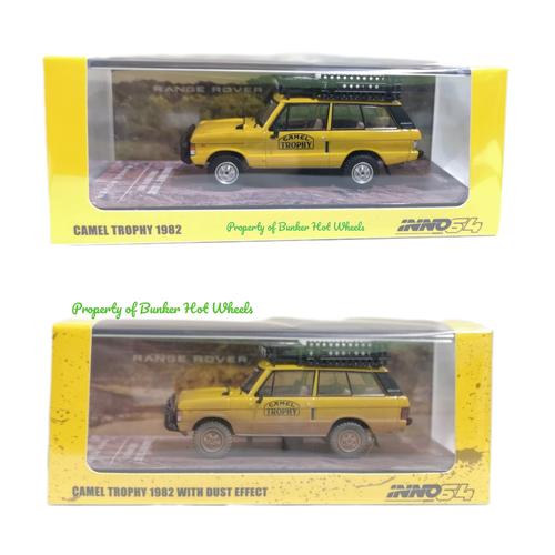 Jual Inno64 Models Range Rover Classic CAMEL TROPHY 1982 - Dust Effect ...